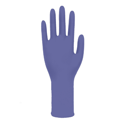 9″ (6-7 mils) High Risk Finger Textured Nitrile Glove | GXCORP